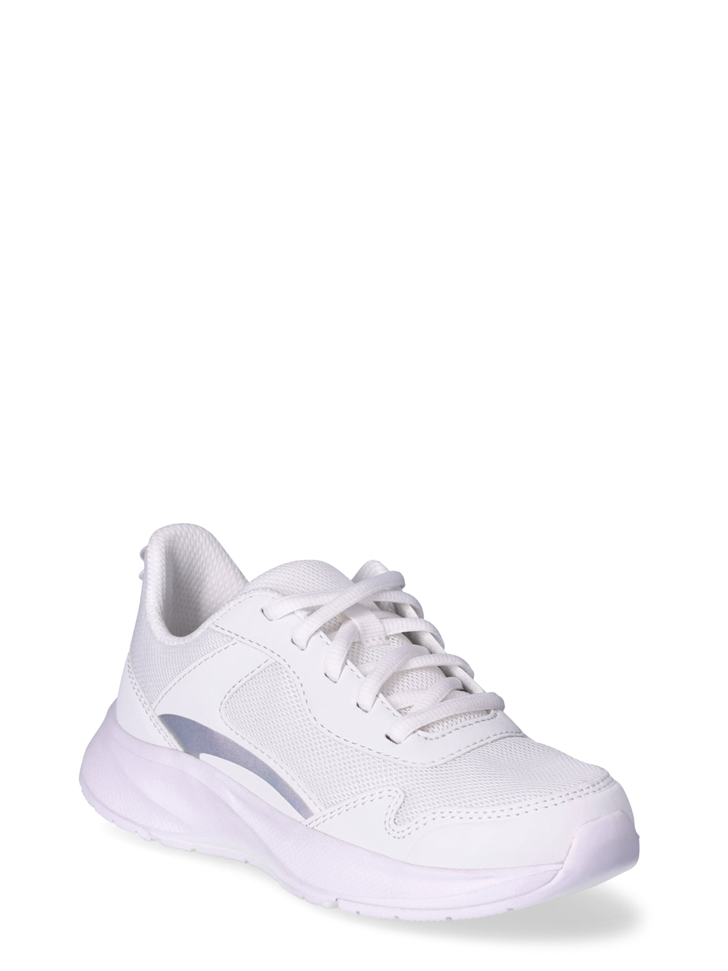 Athletic Works Jogger Sneakers - Girls Lace-Up Sneakers - Walmart.com