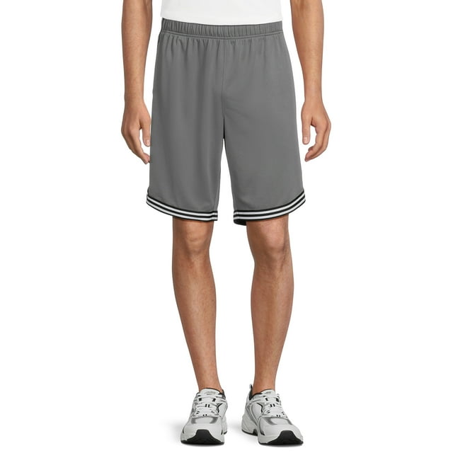 Athletic Works Men's & Big Men's 10" Inseam Mesh Gym Shorts, Sizes S ...