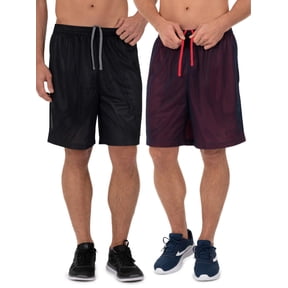 Athletic Works Men's and Big Men's 8" Active Rice Hole Mesh Shorts, up ...