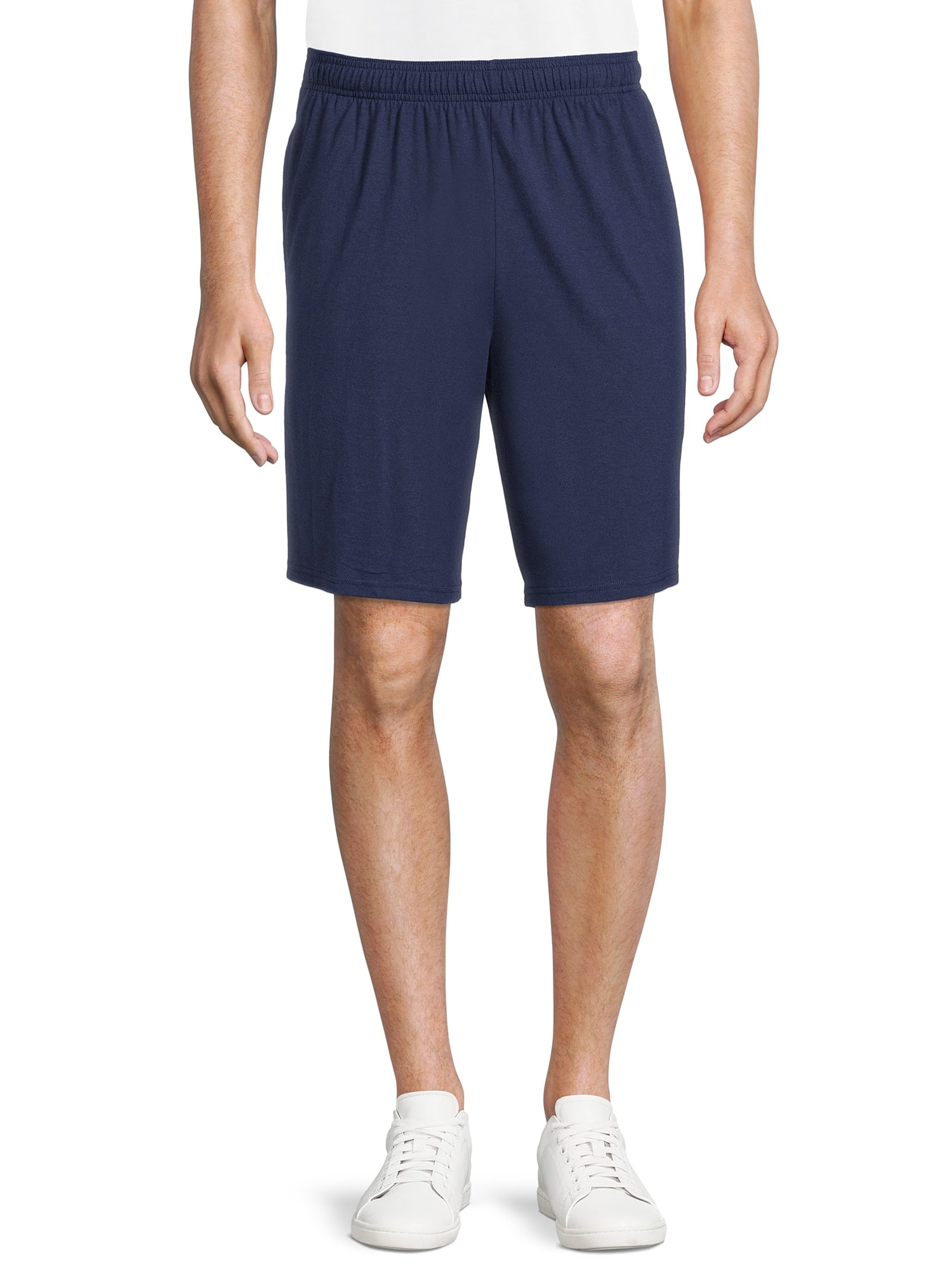 Athletic Works Men's & Big Men's 9" Active Soft Shorts, Sizes S-3XL ...