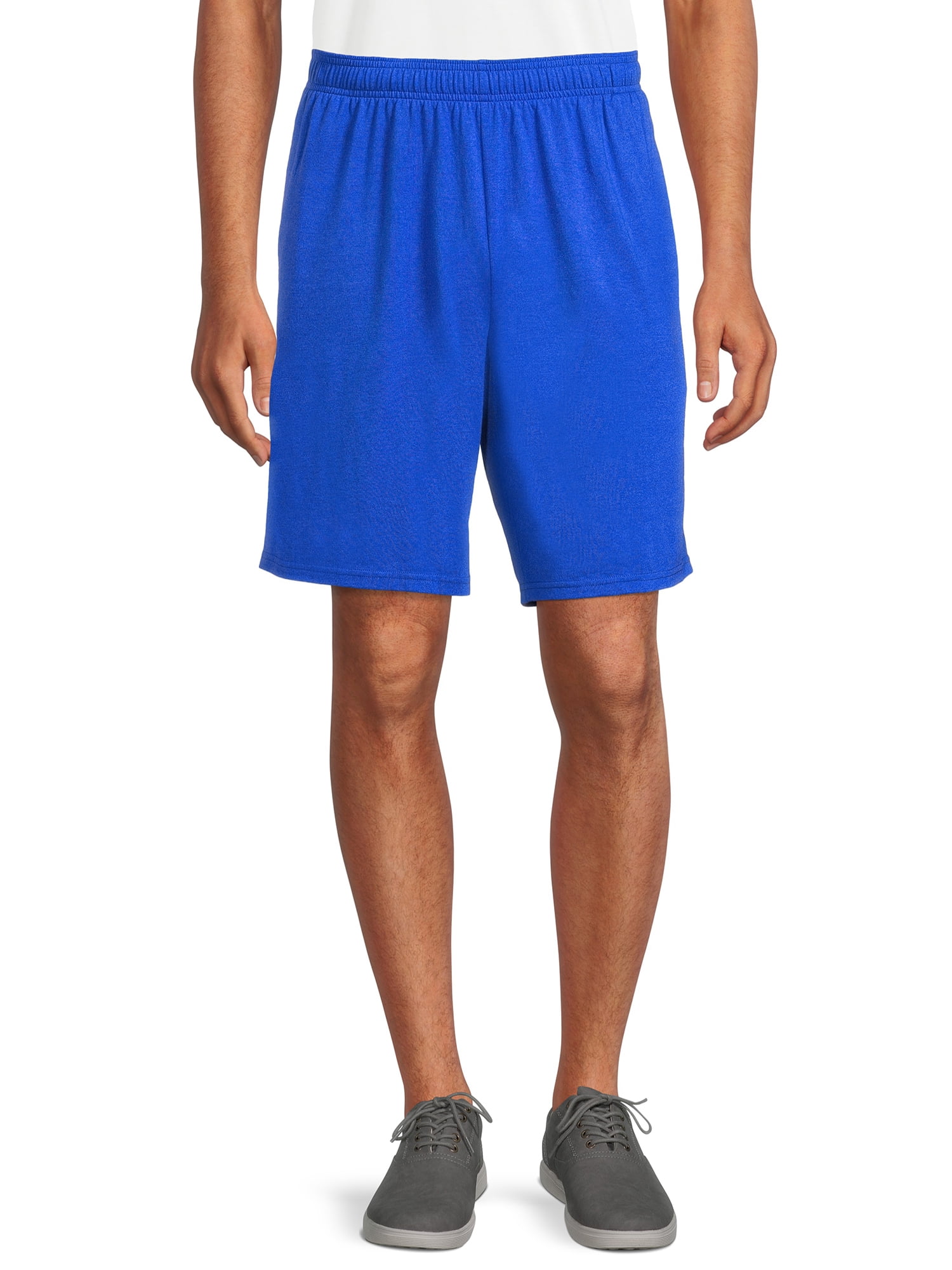 Athletic Works Men's & Big Men's 9" Active Soft Shorts, Sizes S-3XL ...