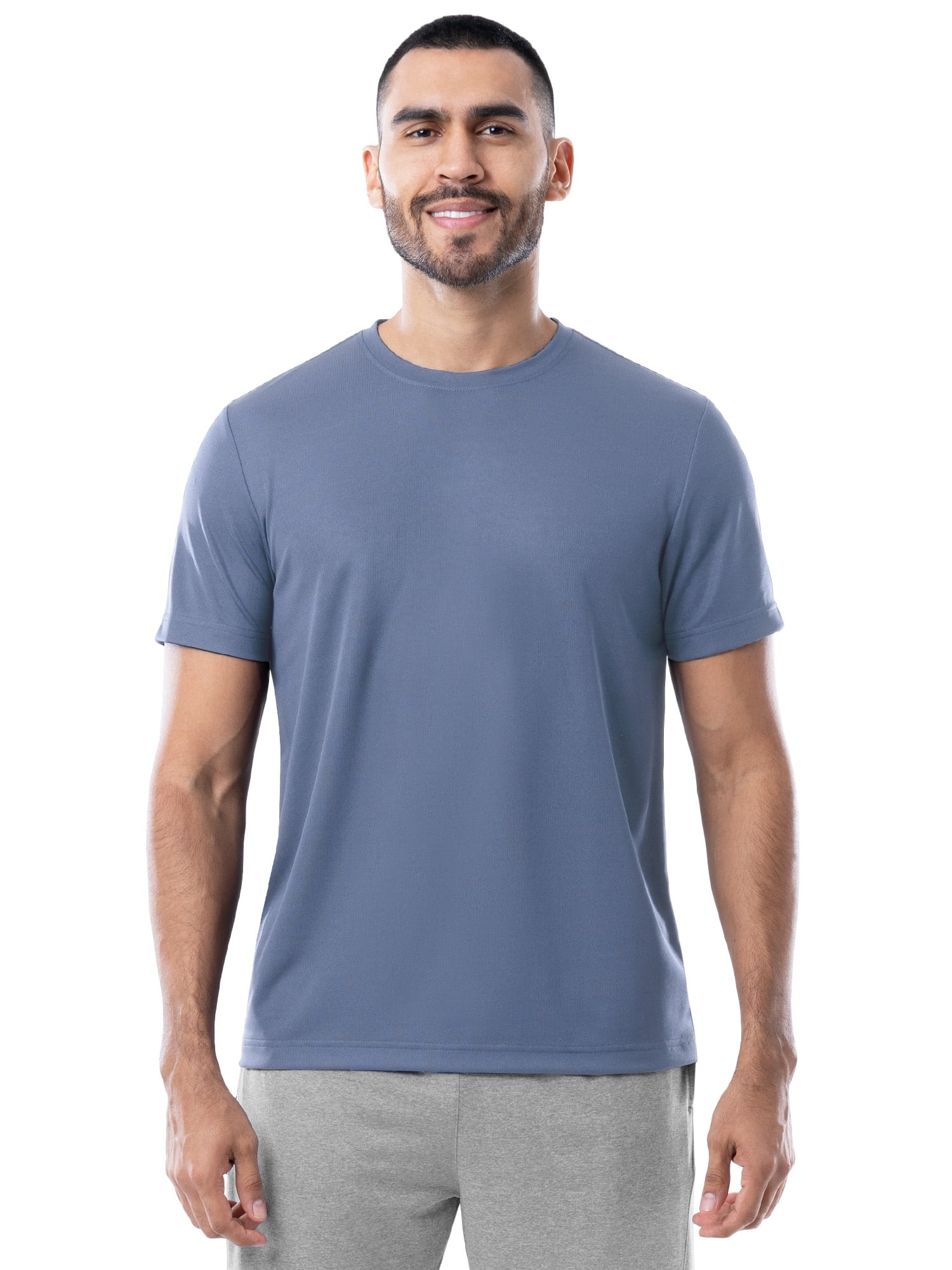 Athletic Works Men's & Big Men's Core Active Short Sleeve T-Shirt ...