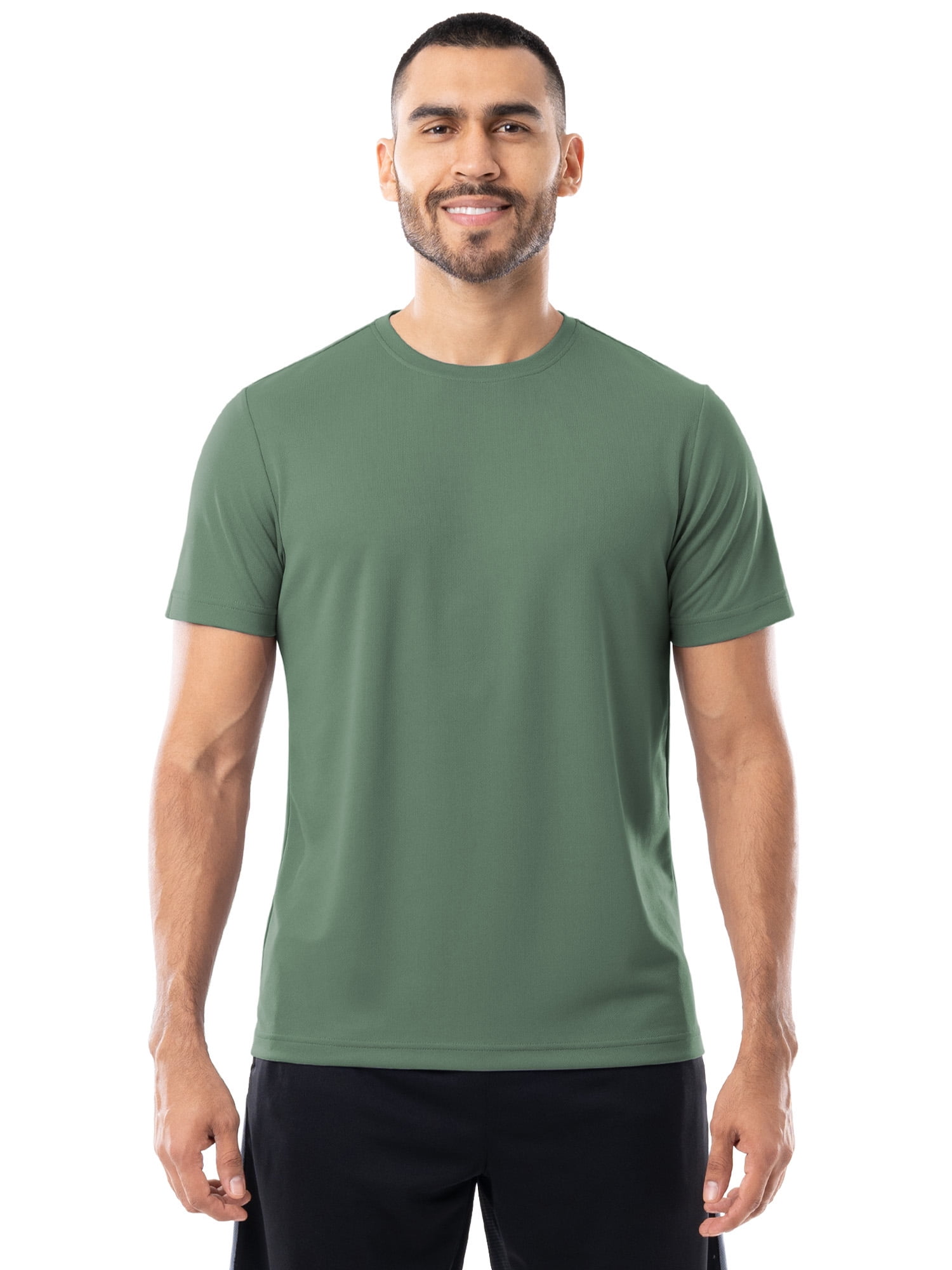 Athletic Works Men's & Big Men's Core Active Short Sleeve T-Shirt ...