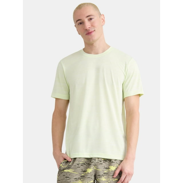 Athletic Works Men’s & Big & Tall Men’s Performance Jersey Tee, Sizes S ...