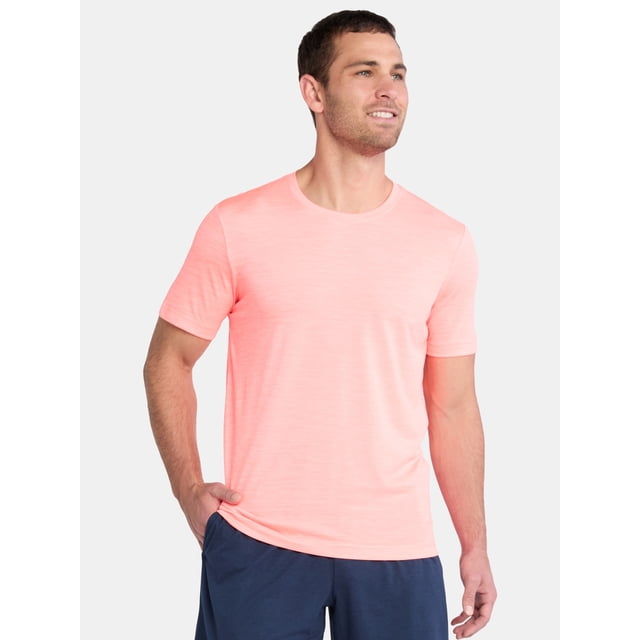 Athletic Works Men’s & Big & Tall Men’s Performance Jersey Tee, Sizes S ...
