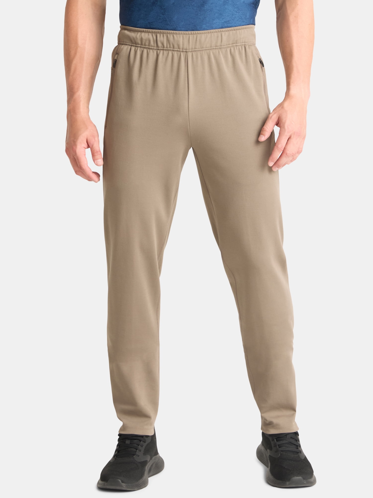 Athletic Works Men's and Big Men's Slim Fit Knit Pants, Sizes XS-4XLT ...
