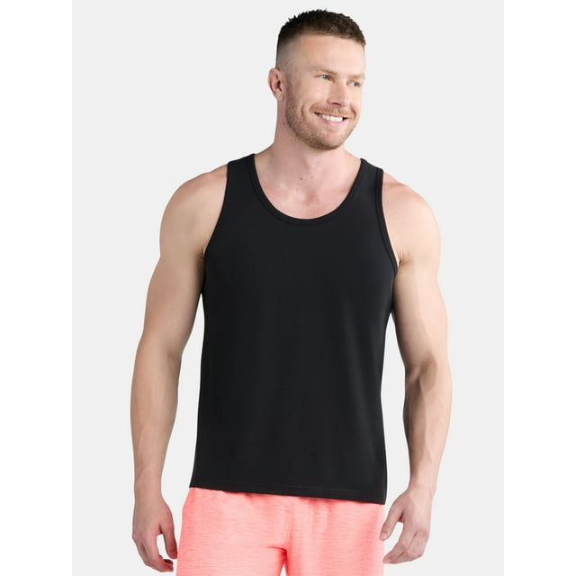 Athletic Works Men's and Big and Tall Tri Blend Tank Top, Sizes XS-4XLT ...