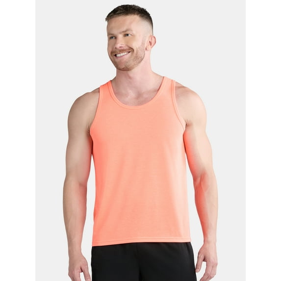 Athletic Works Men's and Big and Tall Tri Blend Tank Top, Sizes XS-4XLT ...