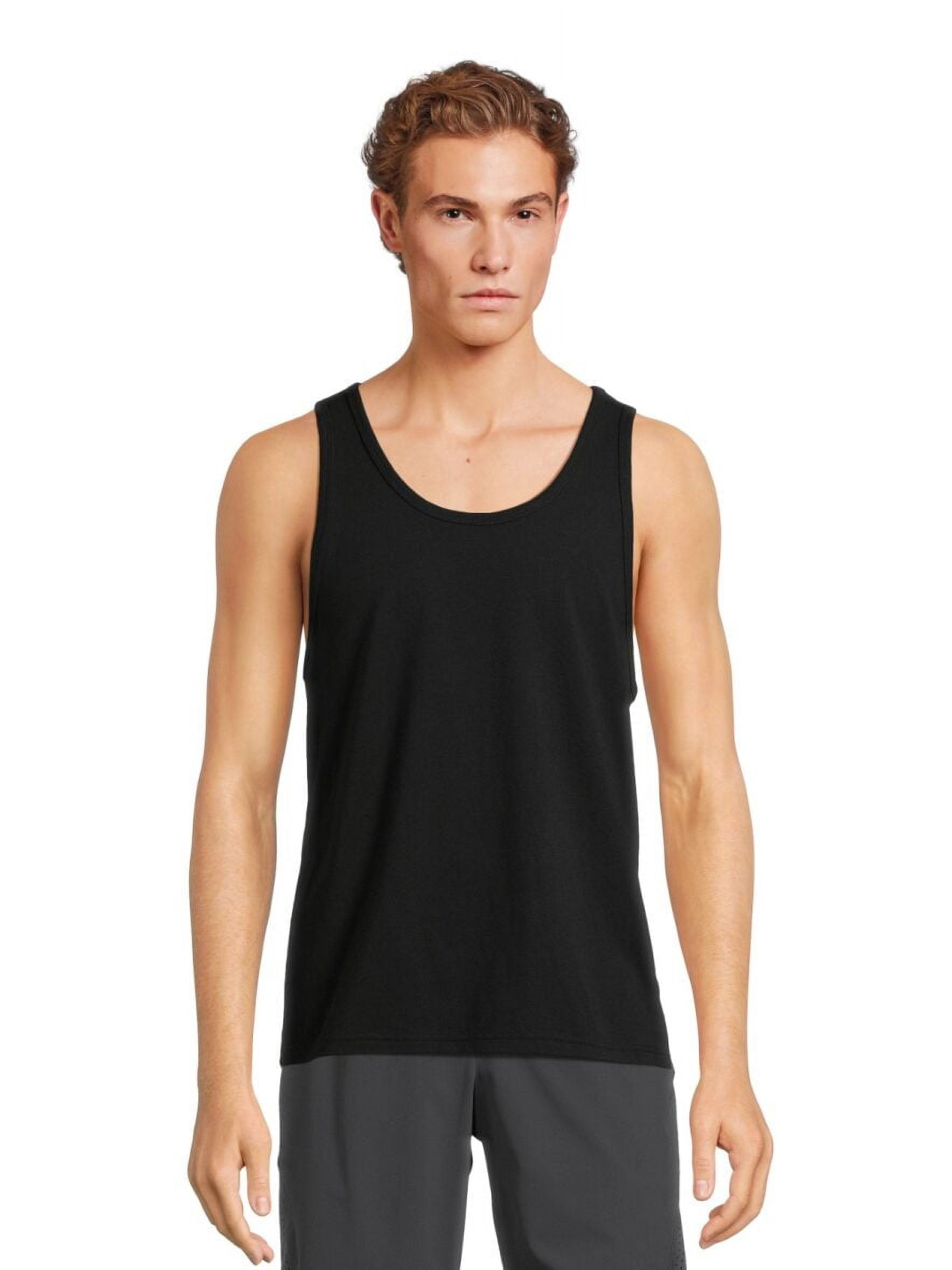 Athletic Works Men's & Big Men's Tri-Blend Tank Top, Sizes S-5XL ...