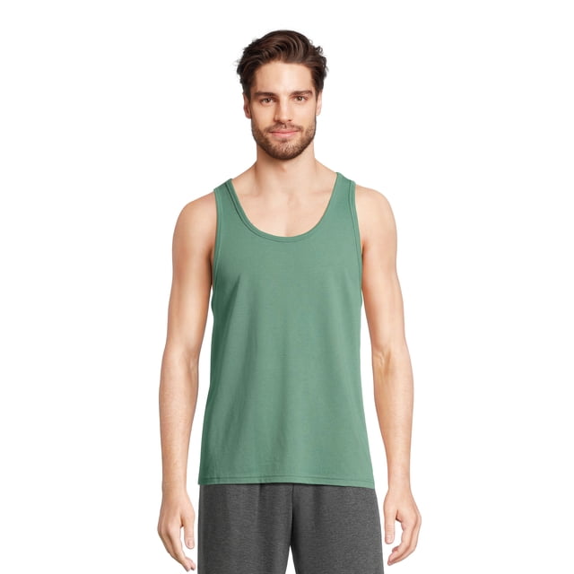 Athletic Works Men's & Big Men's Tri-Blend Tank Top, Sizes S-5XL ...
