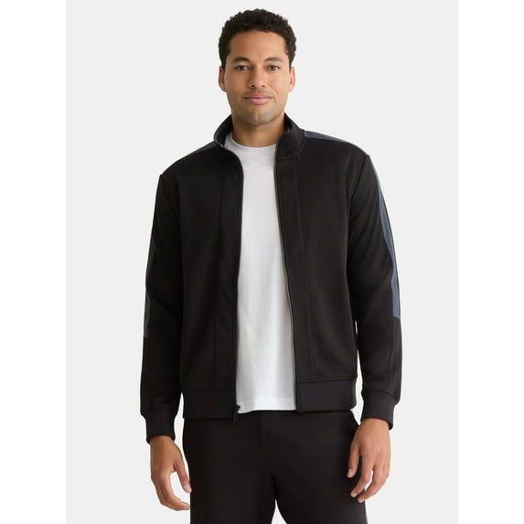 Athletic Works Men's and Big Men's Tricot Track Jacket, Sizes S-3XLT ...