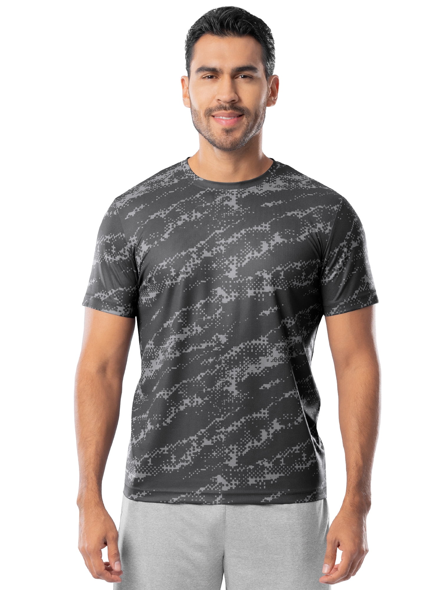 Athletic Works Men's & Big Men's Core Active Short Sleeve T-Shirt ...