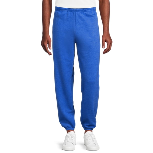 Athletic Works Men's Fleece Elastic Bottom Sweatpants - Walmart ...