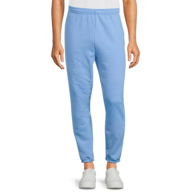 Athletic Works Men's Fleece Elastic Bottom Sweatpants - Walmart ...
