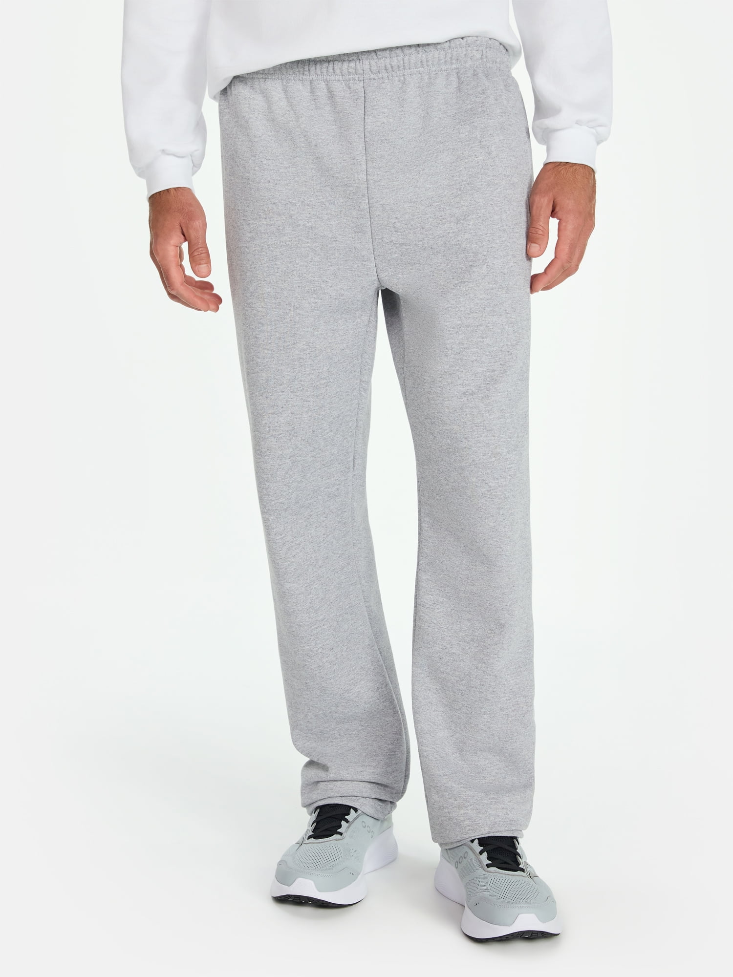 Athletic Works Men's Open Bottom Sweatpants, Sizes S-2XL - Walmart.com