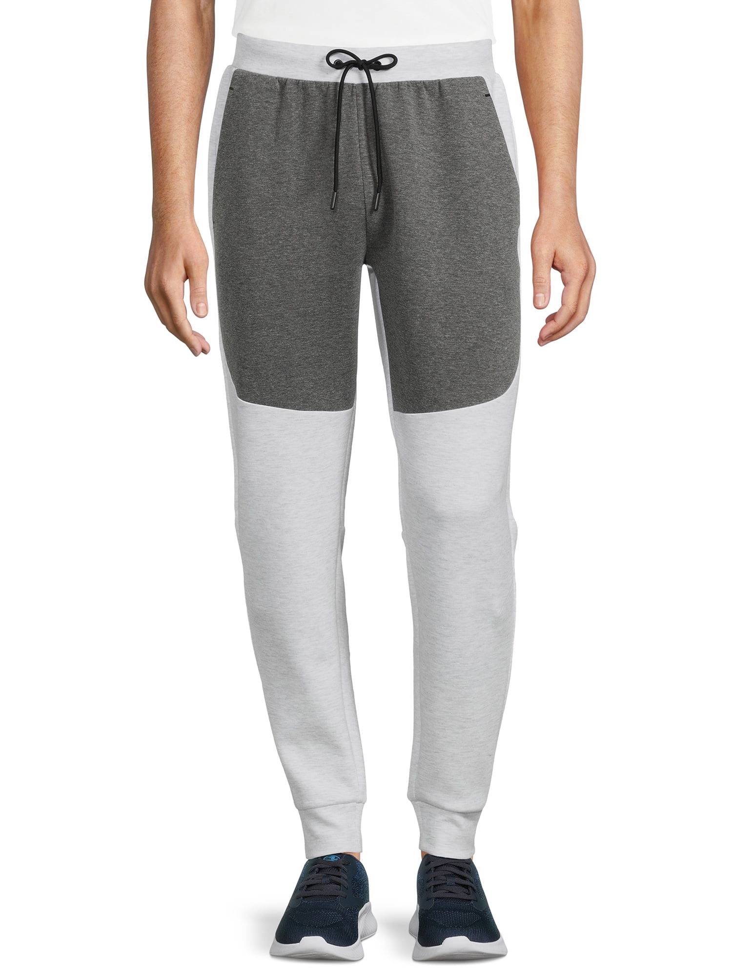 Athletic Works Men's & Big Men's Fusion Knit Jogger Pants, Sizes S-3XL ...