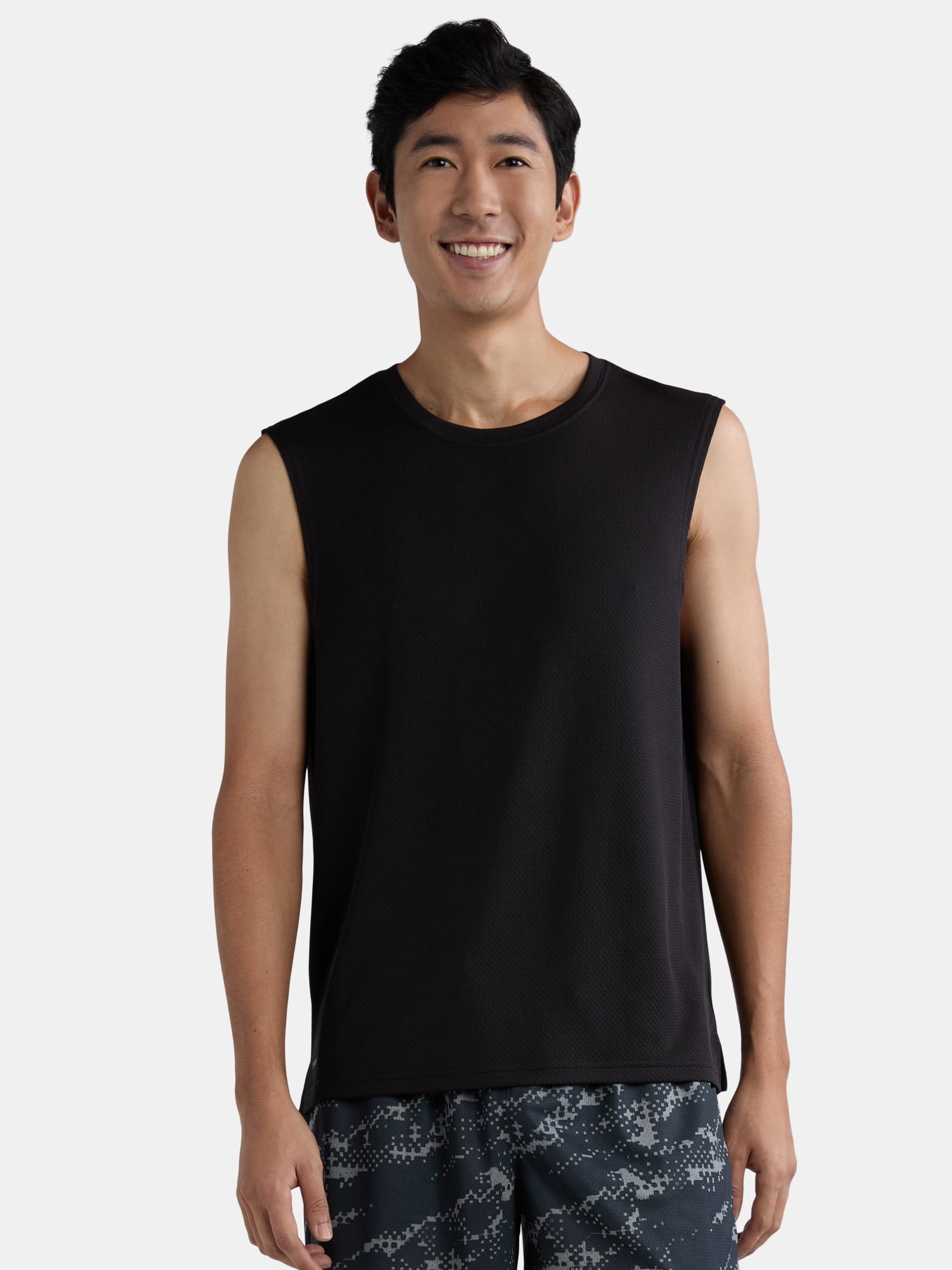 Athletic Works Men’s Sleeveless Mesh Muscle Tee, Sizes XS-5XL - Walmart.com