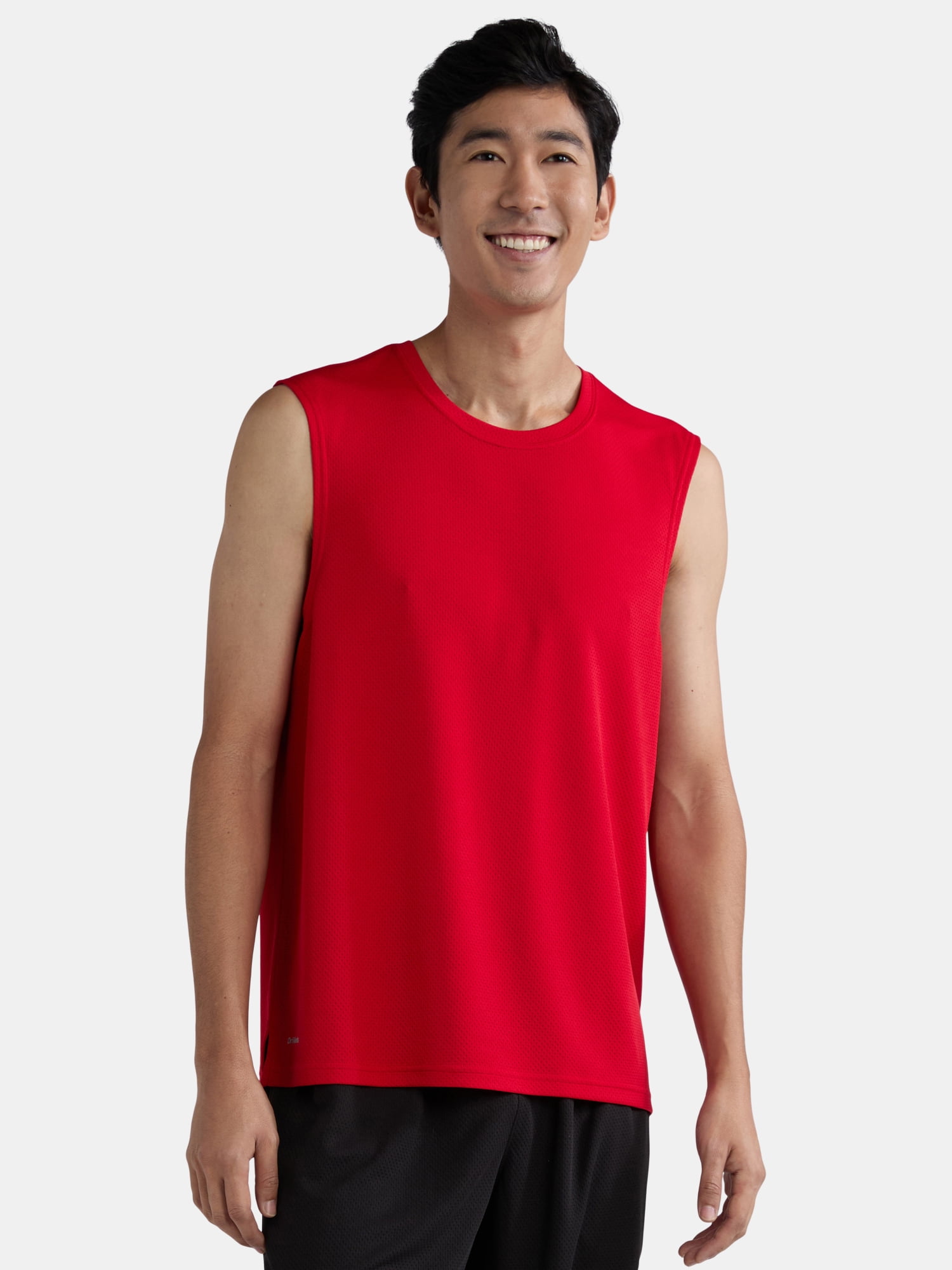 Athletic Works Men’s Sleeveless Mesh Muscle Tee, Sizes XS-5XL - Walmart.com