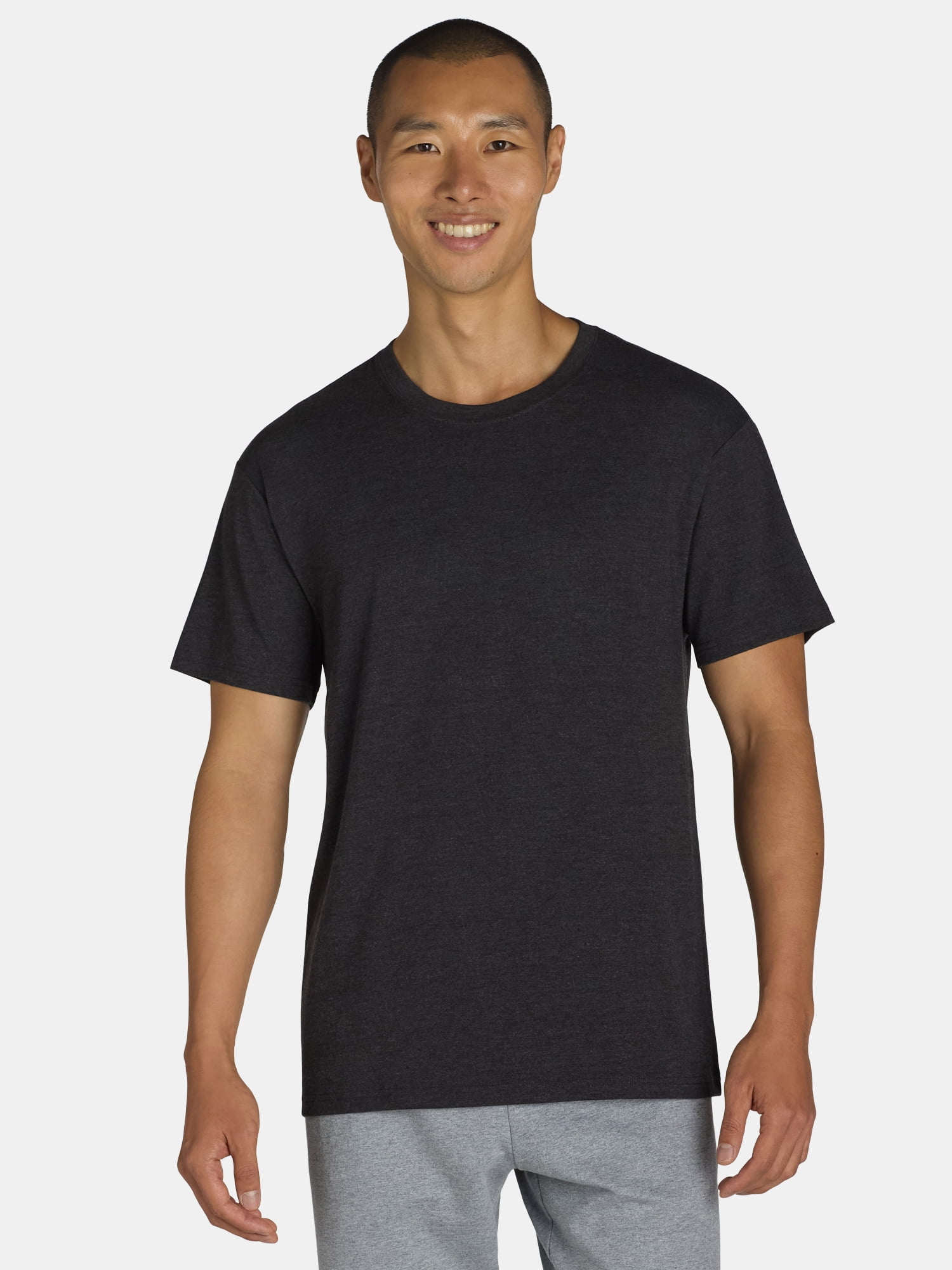 Athletic Works Men's and Big Men's Tri Blend Tee, Sizes XS-4XLT ...