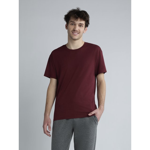 Athletic Works Men's Tri-Blend Active T-Shirt, Short Sleeves, Sizes S ...