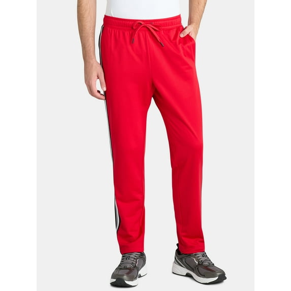 Athletic Works Men's Track Pants, Sizes S-3XL, 30.5 Inseam, Lightweight ...