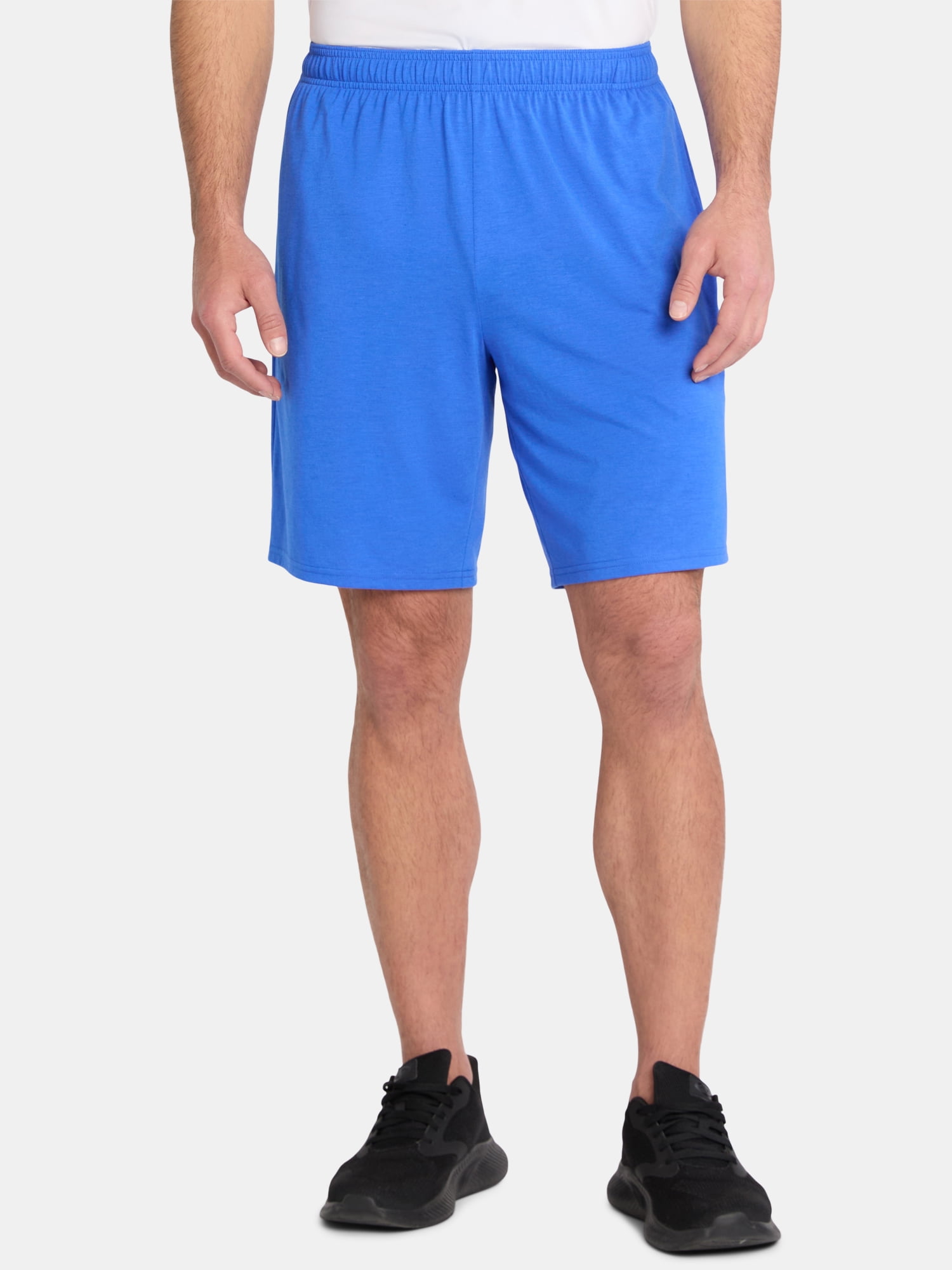 Athletic Works Men's and Big Men's Tri-Blend Active Shorts, 7" Inseam ...