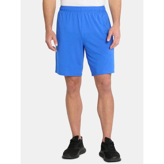 Athletic Works Men's and Big Men's Tri-Blend Active Shorts, 7" Inseam ...