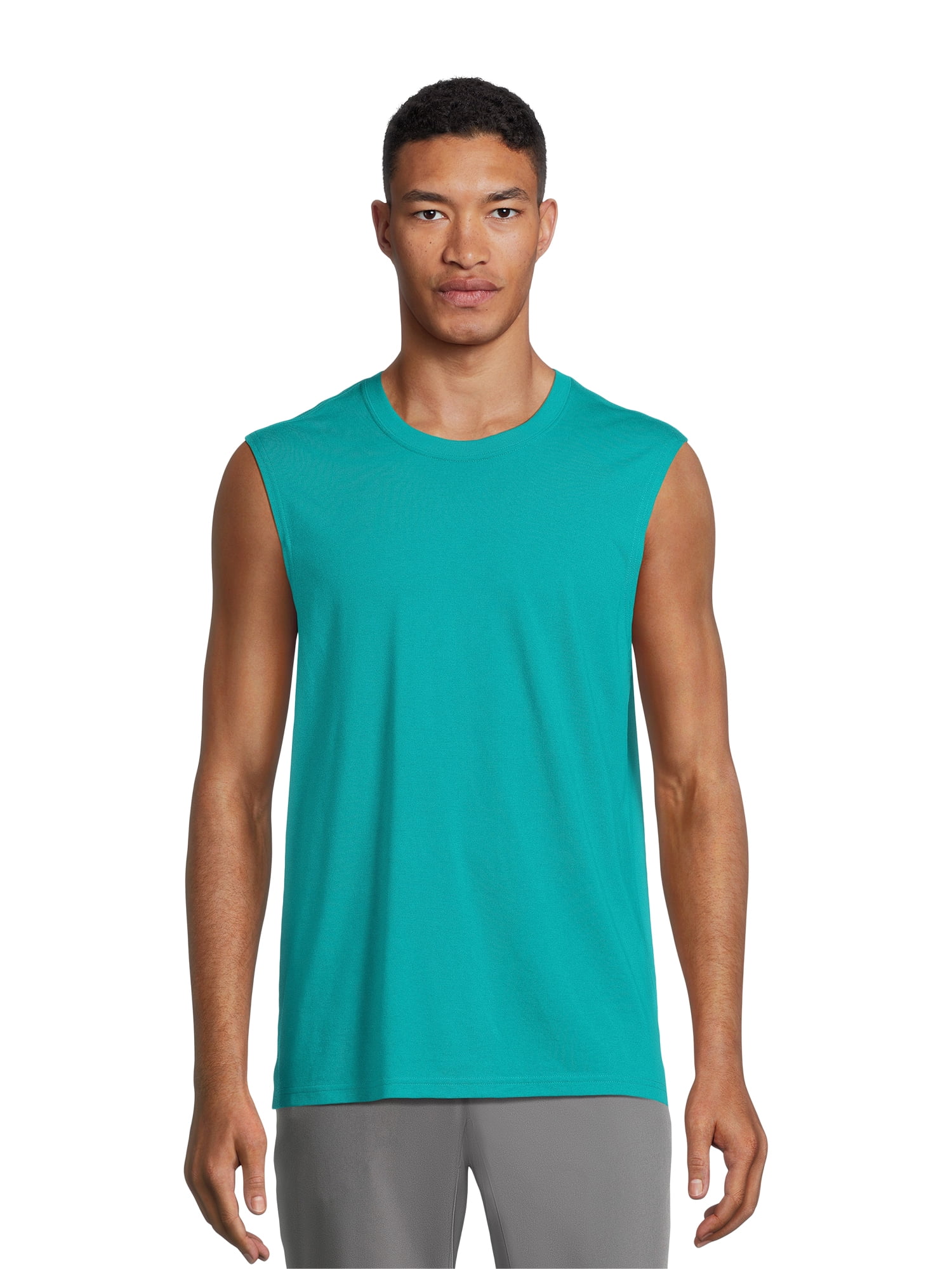 Athletic Works Men's Tri-Blend Muscle Tank Top, Sizes S-5XL - Walmart.com