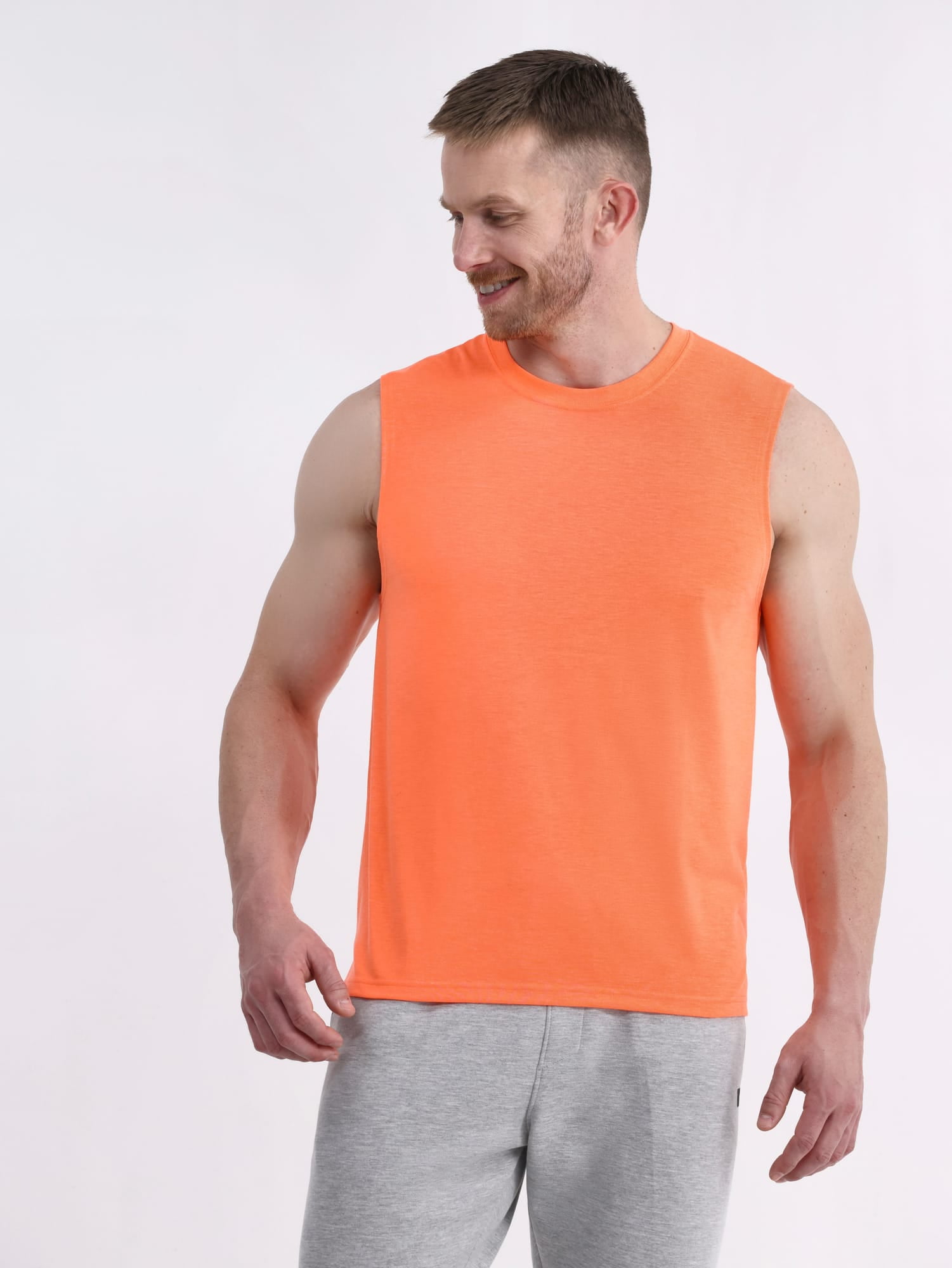 Athletic Works Men's & Big & Tall Tri-Blend Muscle Tee Shirt Tank Top ...