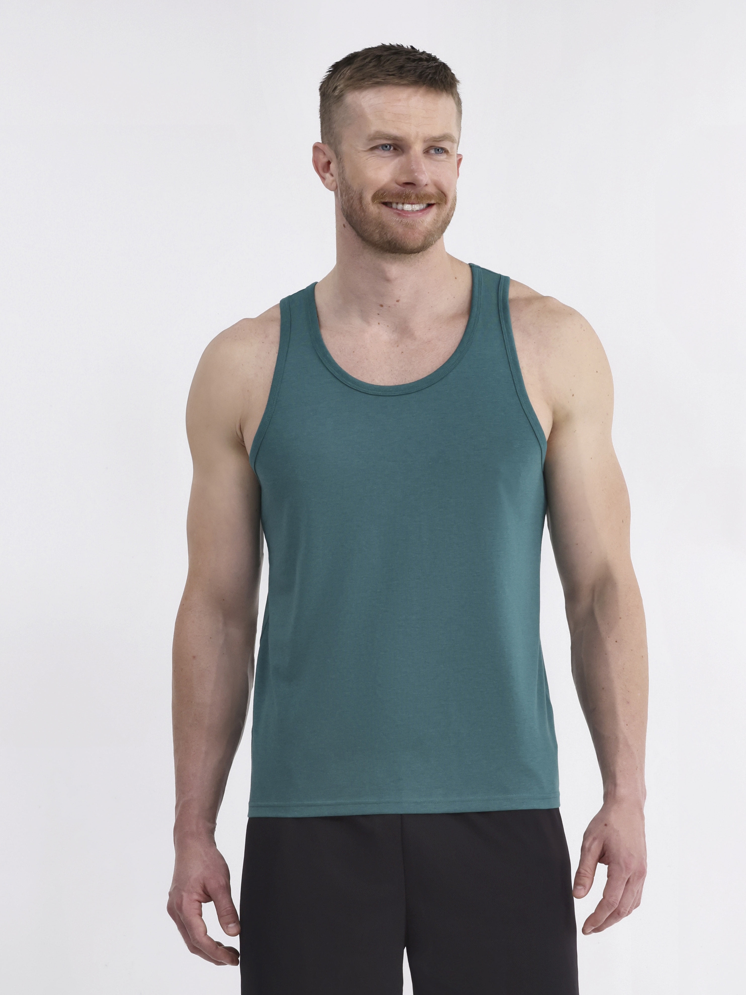 Athletic Works Men's & Big & Tall Tri-Blend Muscle Tee Shirt Tank Top ...
