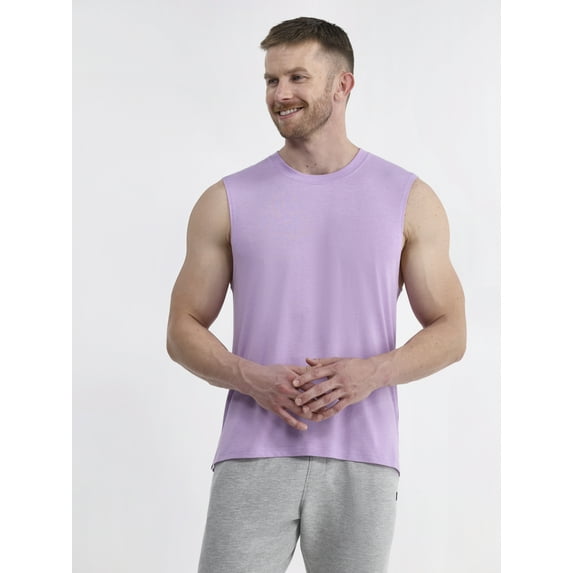 Athletic Works Men's & Big & Tall Tri-Blend Muscle Tee Shirt Tank Top ...