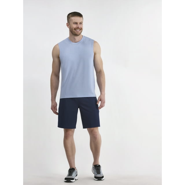 Athletic Works Men's & Big & Tall Tri-Blend Muscle Tee Shirt Tank Top ...