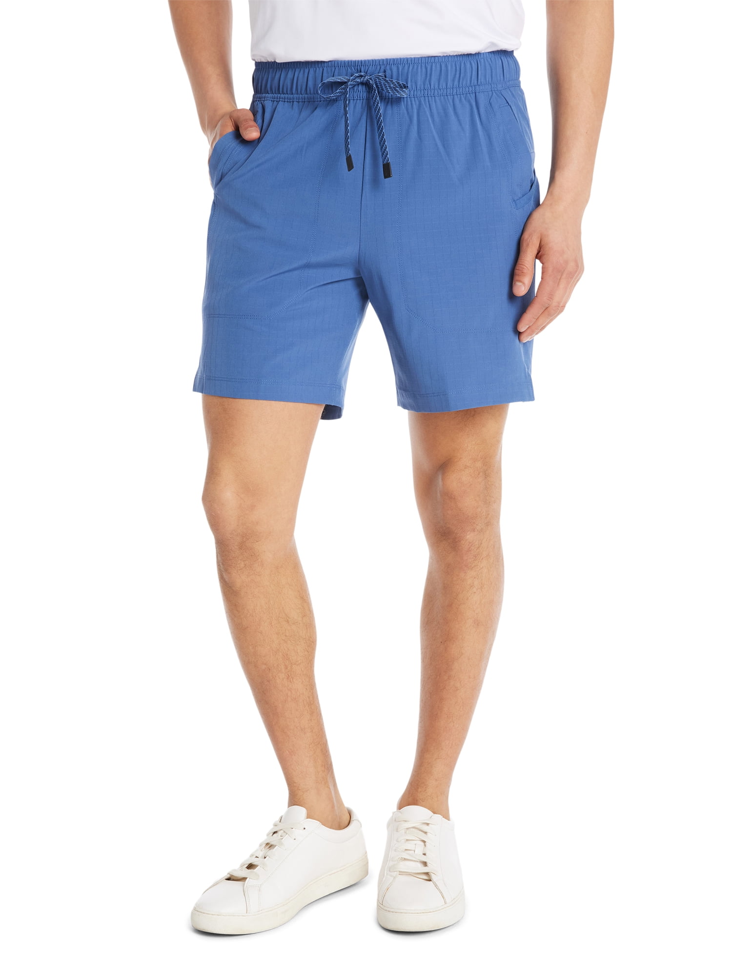 Athletic Works Men's Woven Rip Stop Shorts, 7" Inseam, Sizes S-XXXL ...
