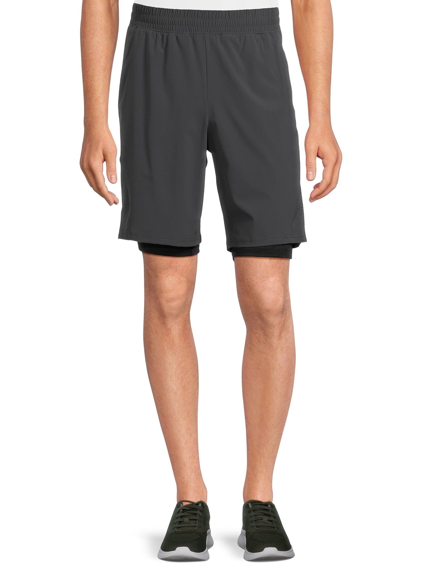Athletic Works men's 2-in-1 Shorts - Walmart.com
