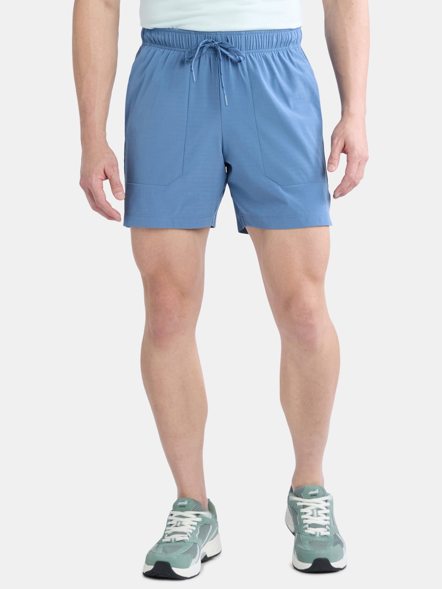 Athletic Works Men's and Big Men's 7" Ripstop Short, up to Size 5XL ...