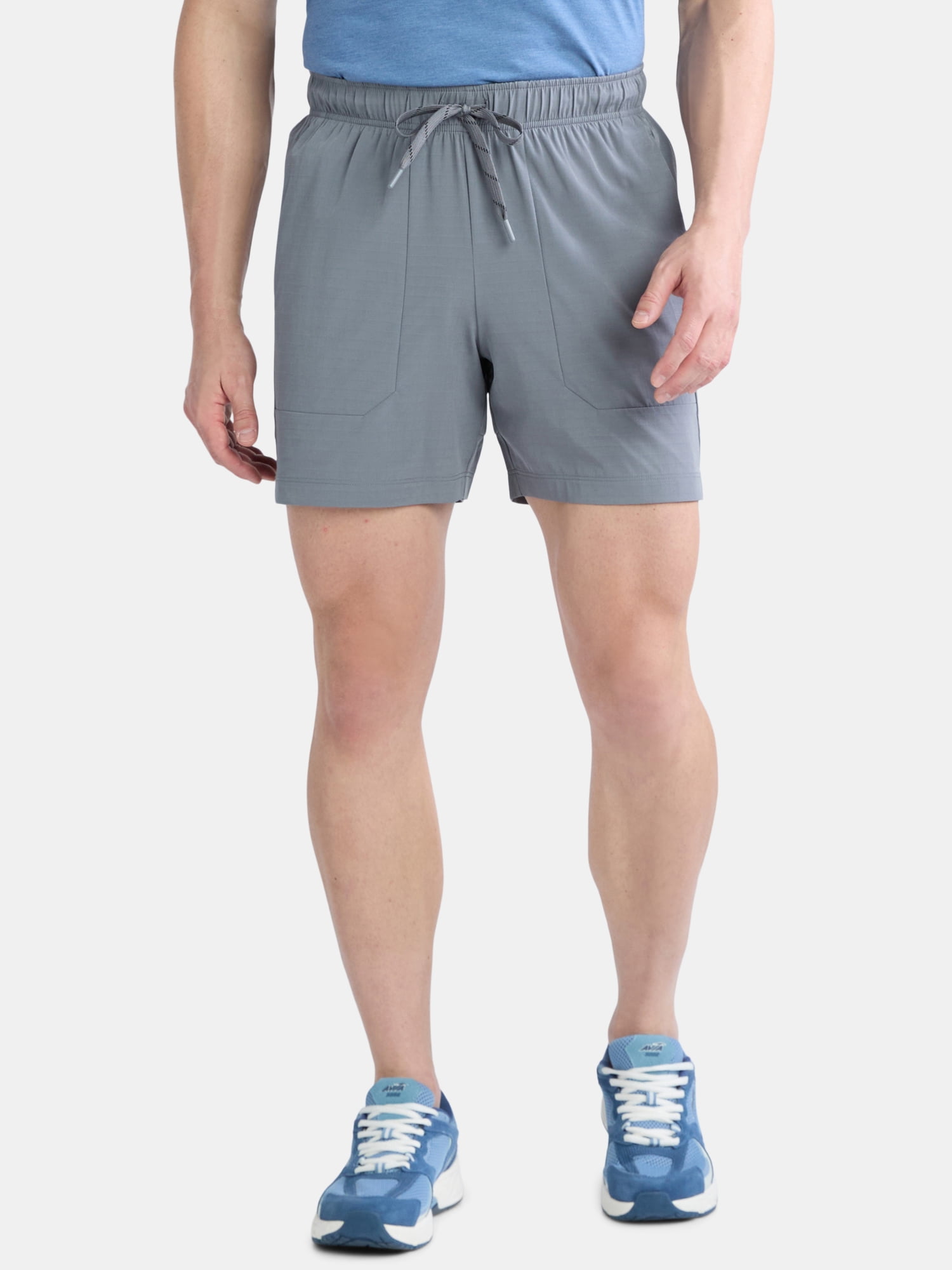 Athletic Works Men's and Big Men's Ripstop Shorts, 7" Inseam, Sizes S ...