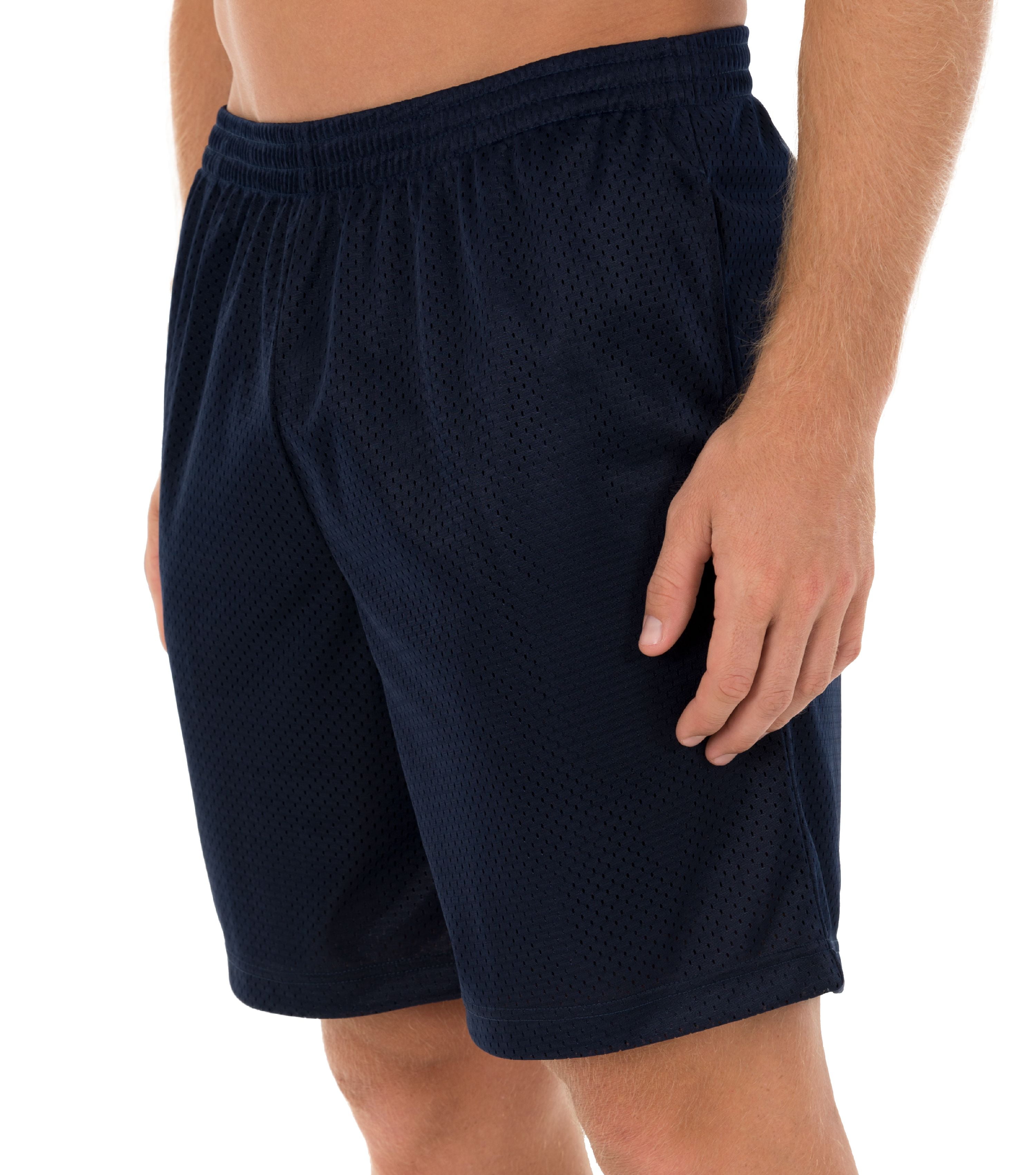 Athletic Works men's 8 Ricehole Mesh Shorts - 5XL Sizes - Walmart.com