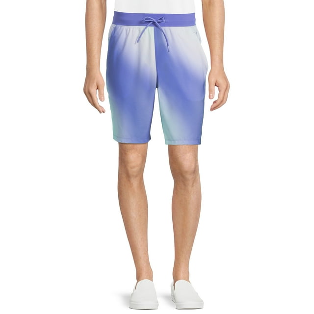 Athletic Works Men's and Big Men's 9" Woven Tech Shorts, up to size 3XL ...