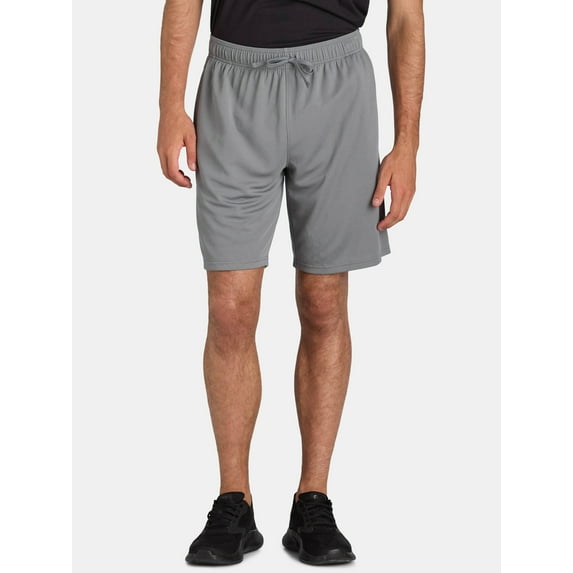 Athletic Works Men's Active Mesh Shorts 9 Inch Inseam with Drawstring ...