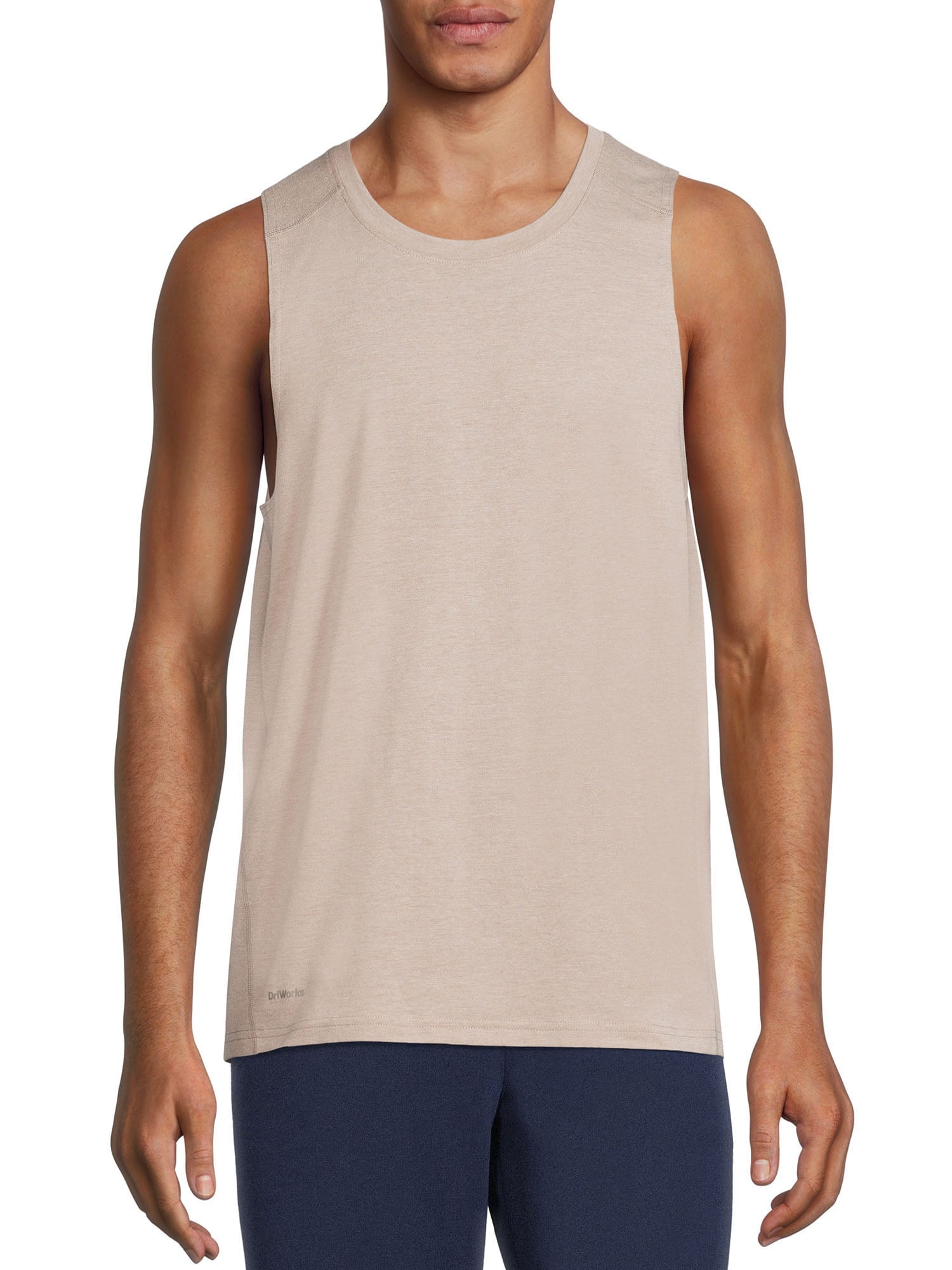 Athletic Works Men's and Big Men's Active Tri Blend Tank Top, up to ...