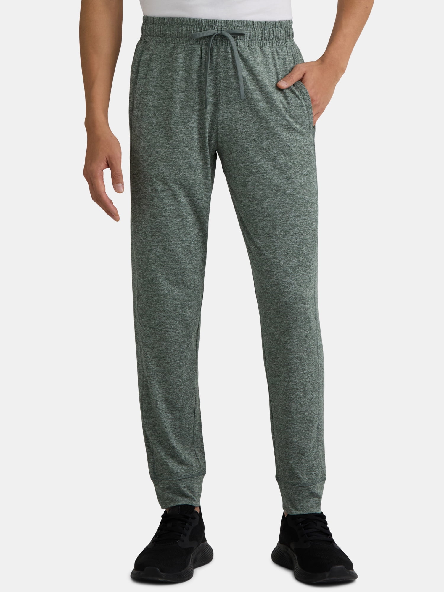Athletic Works Men's ButterCore Jogger Pants XS-5XL, Lightweight ...