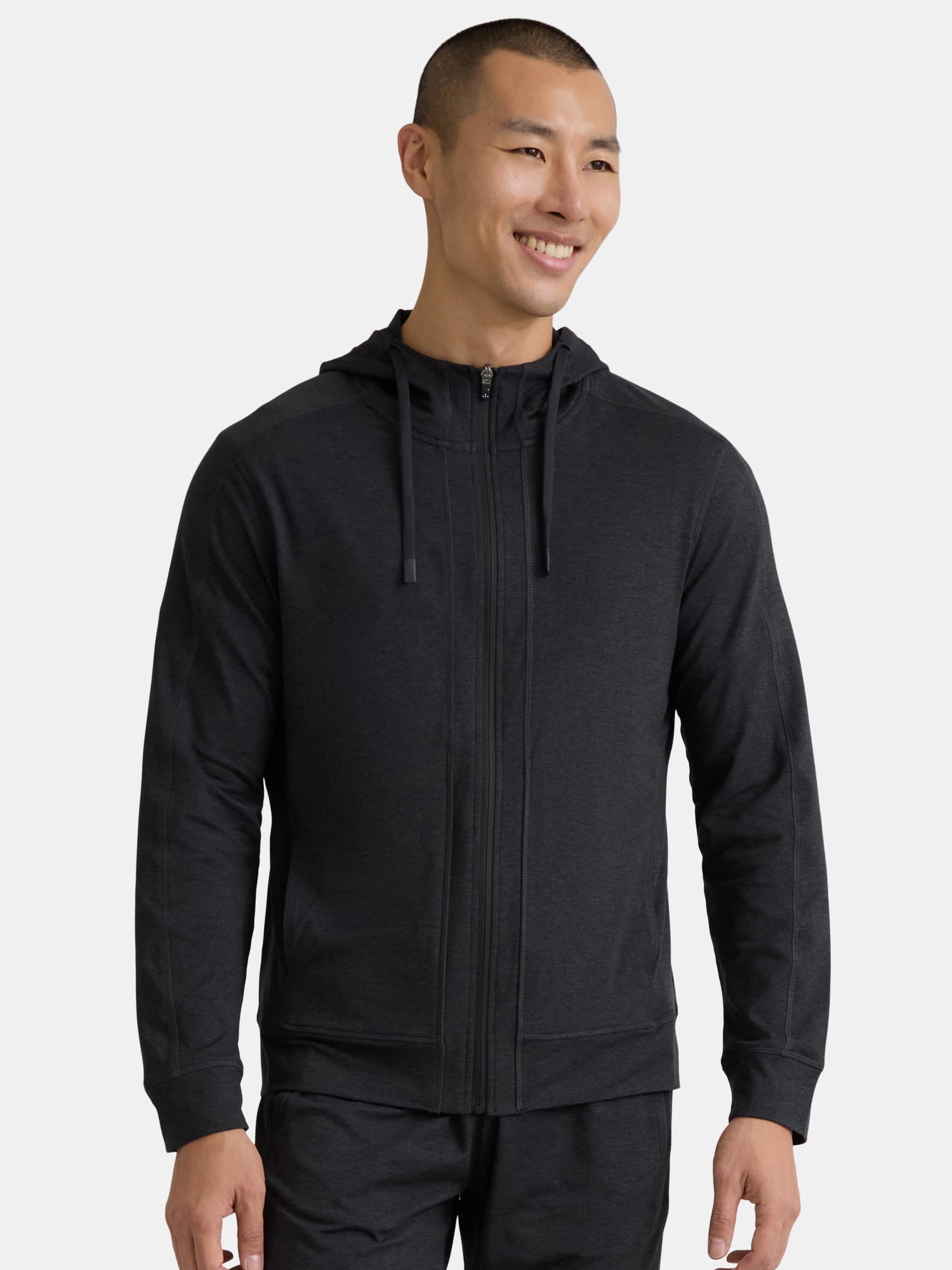 Athletic Works Men's ButterCore Zip Hoodie S-3XL Moisture-Wicking ...