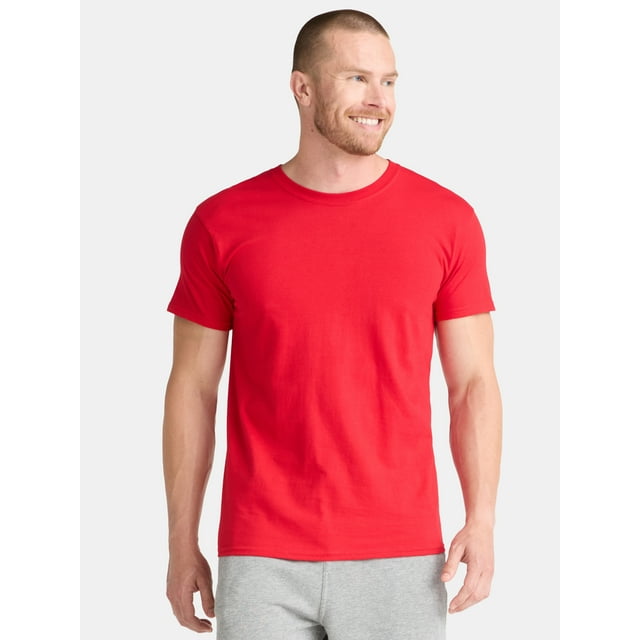 Athletic Works Men's and Big Men's Cotton Active Tee, Sizes XS-5XL and Tall Sizes - Walmart.com