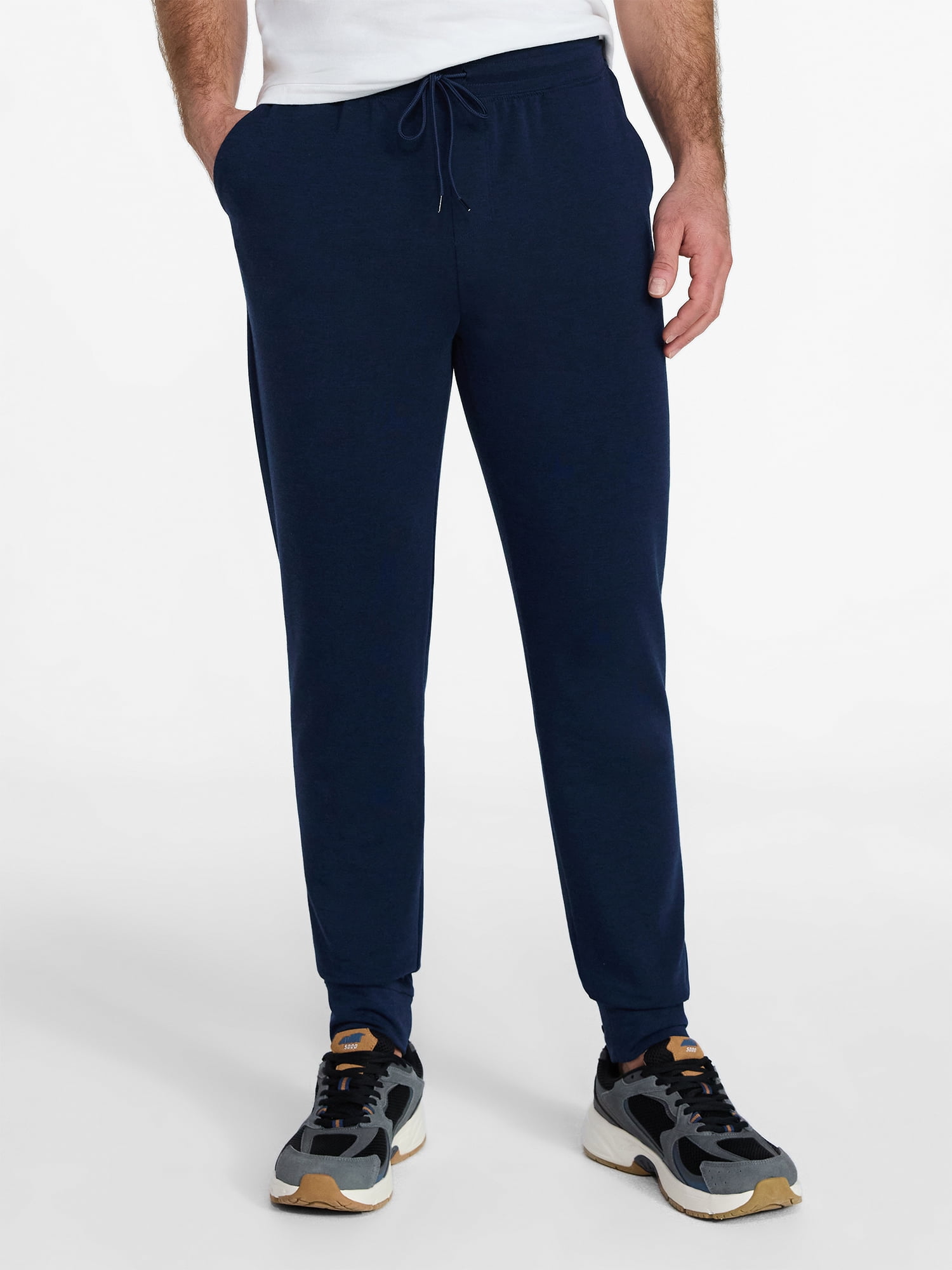 Athletic Works Men's Active Knit Joggers Sizes XS-5XL with Moisture ...