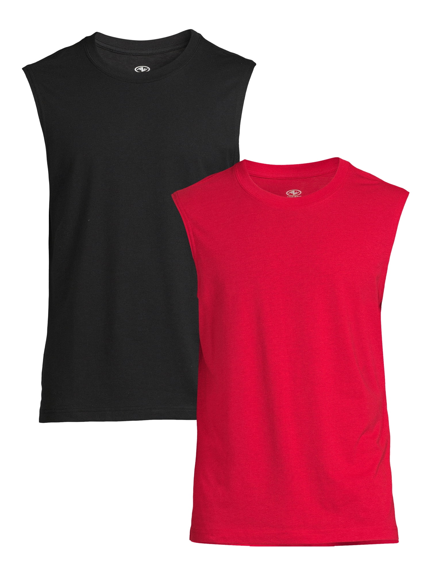Athletic Works Men's and Big Men's Muscle Tee, 2-Pack, Sizes S-3XL ...