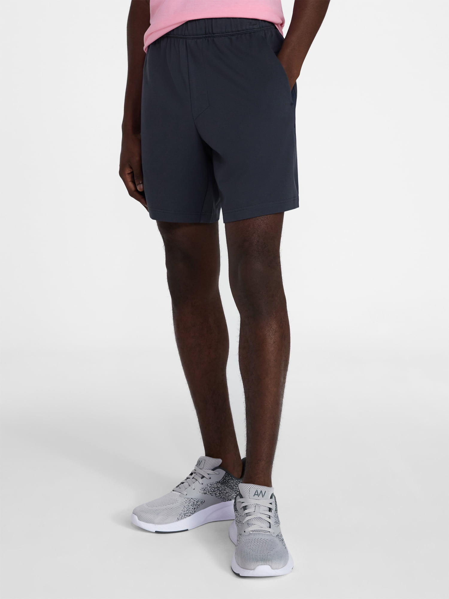 Athletic Works Men's and Big Men's Ponte Knit Shorts, Sizes XS-5XL ...