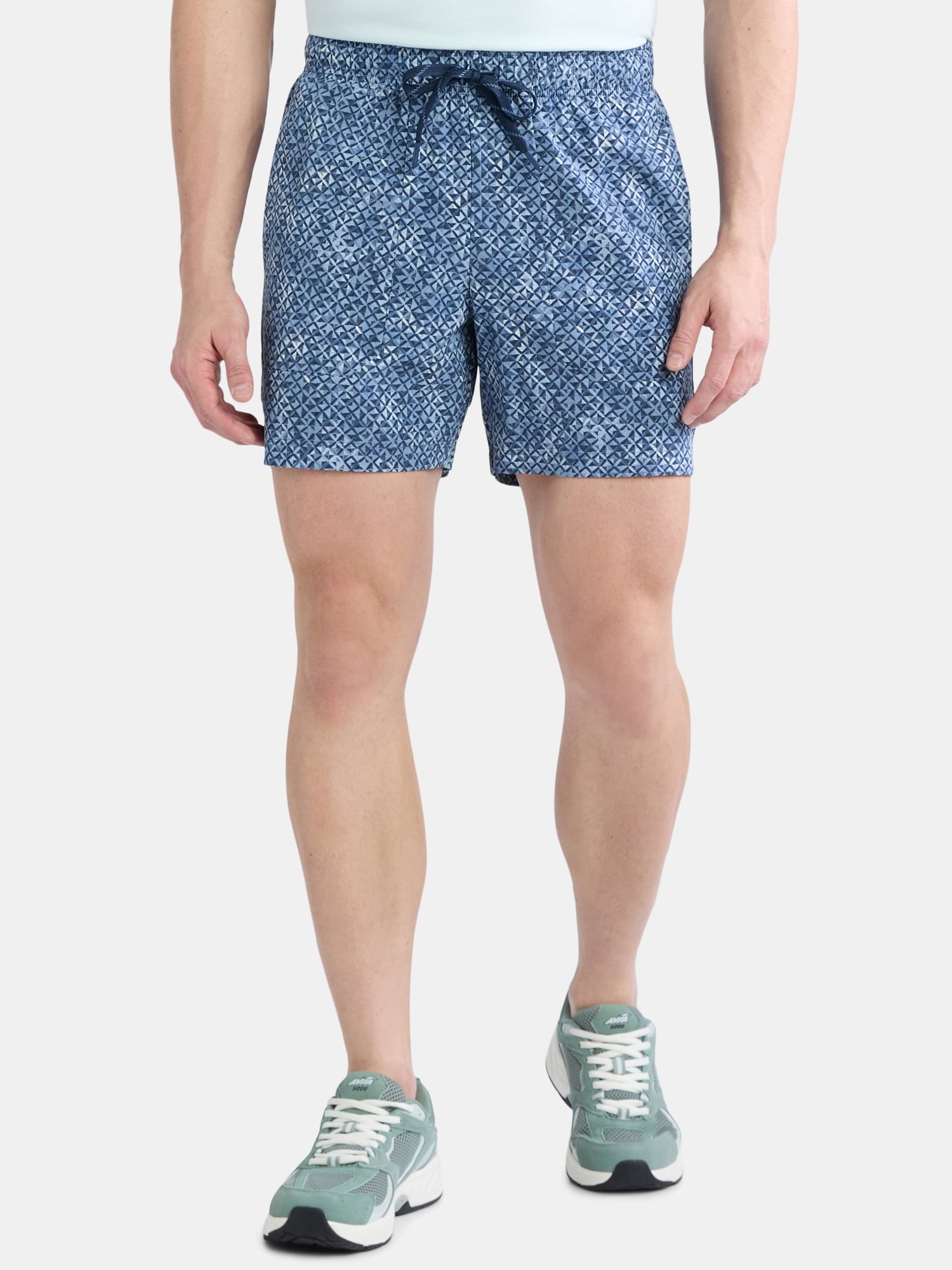 Athletic Works Men's and Big Men's Ripstop Shorts, 7" Inseam, Sizes S ...