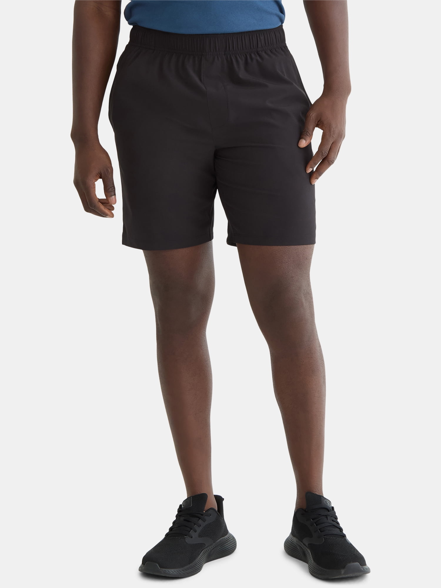 Athletic Works Men’s and Big Men’s Woven Running Shorts, 8" Inseams ...