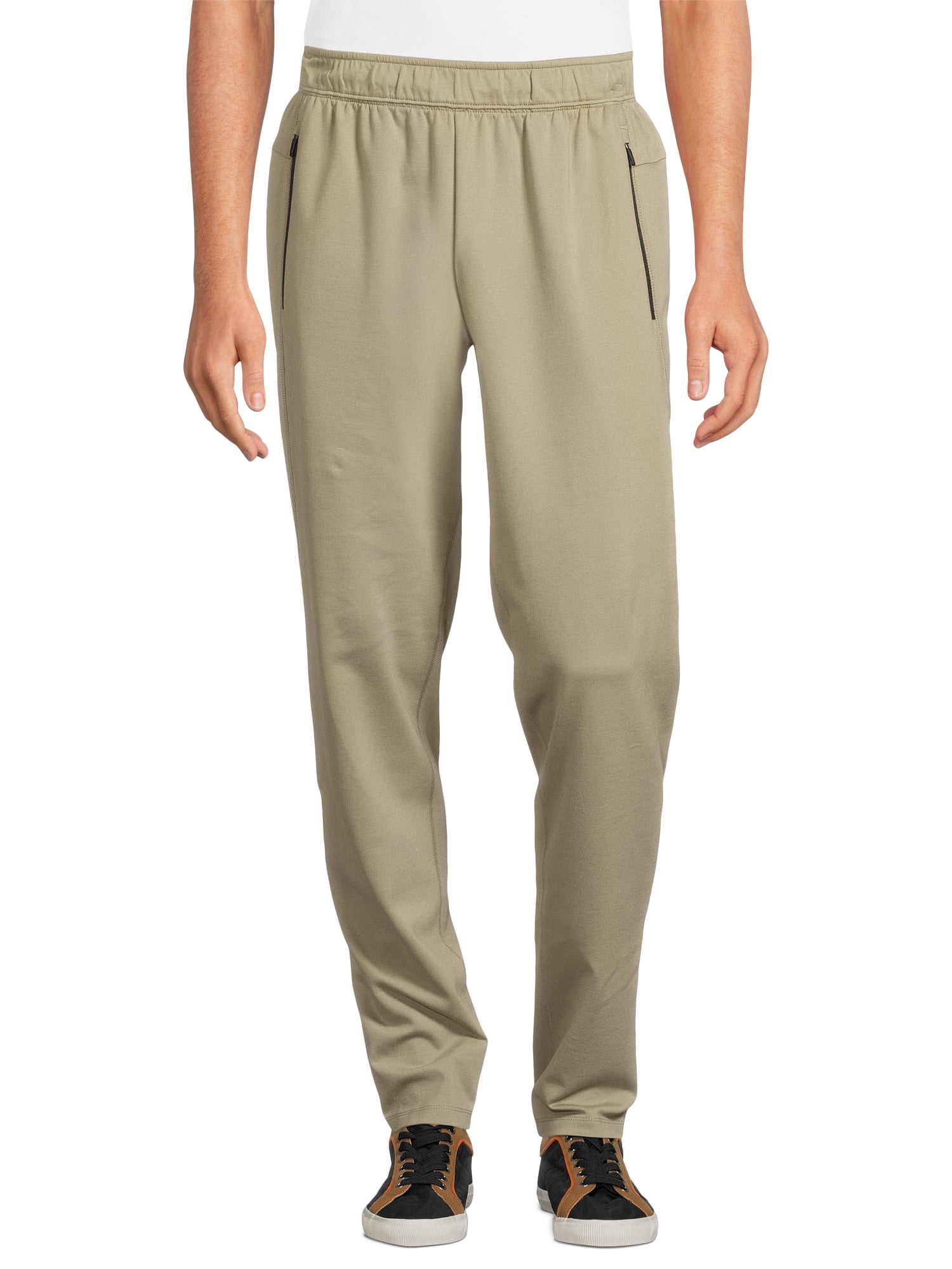 Athletic Works Men's and Big Men's Slim Knit Pants, Sizes XS-5XL ...