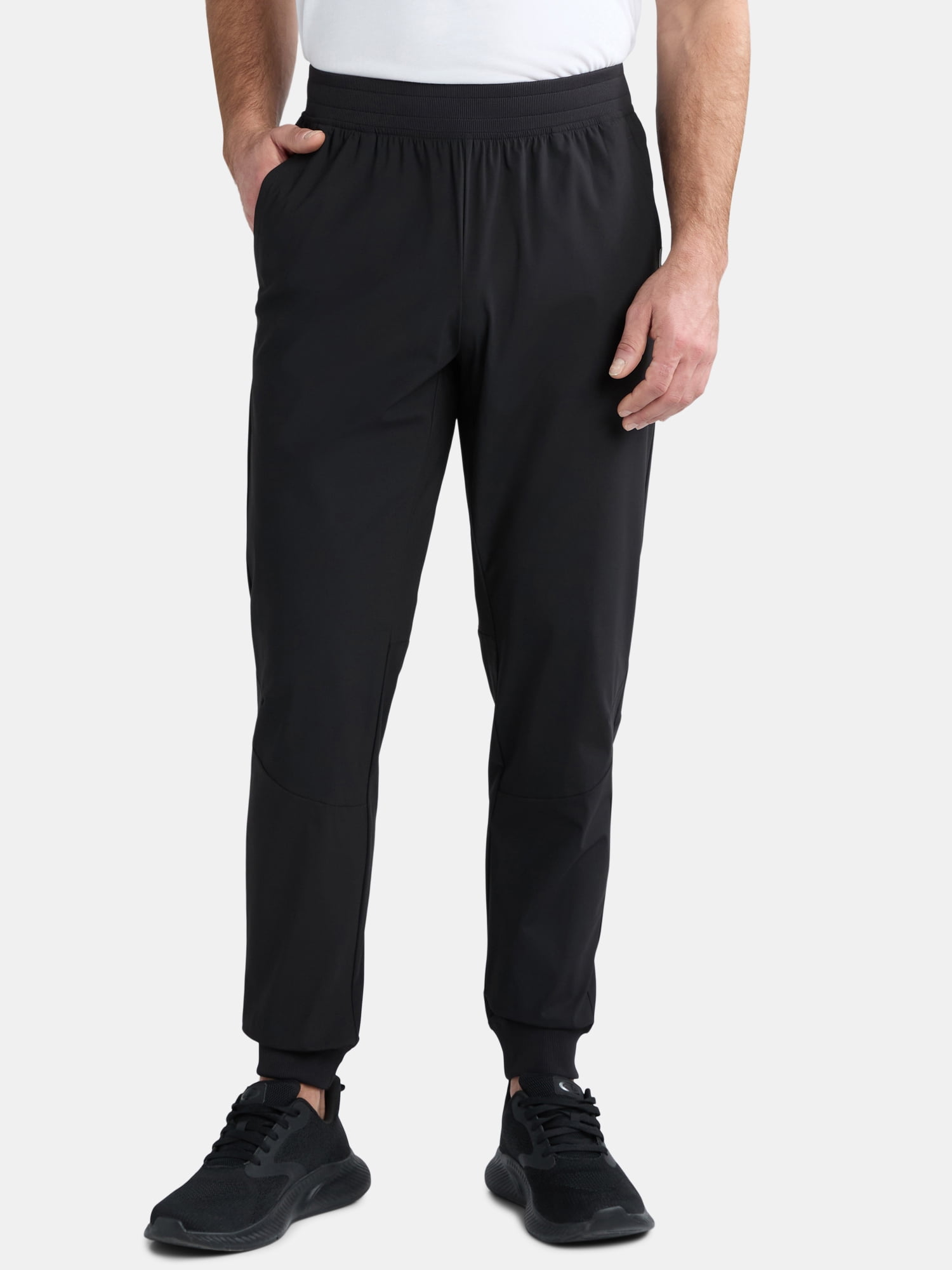 Athletic Works Men’s & Big Men’s Stretch Performance Joggers, Sizes S ...